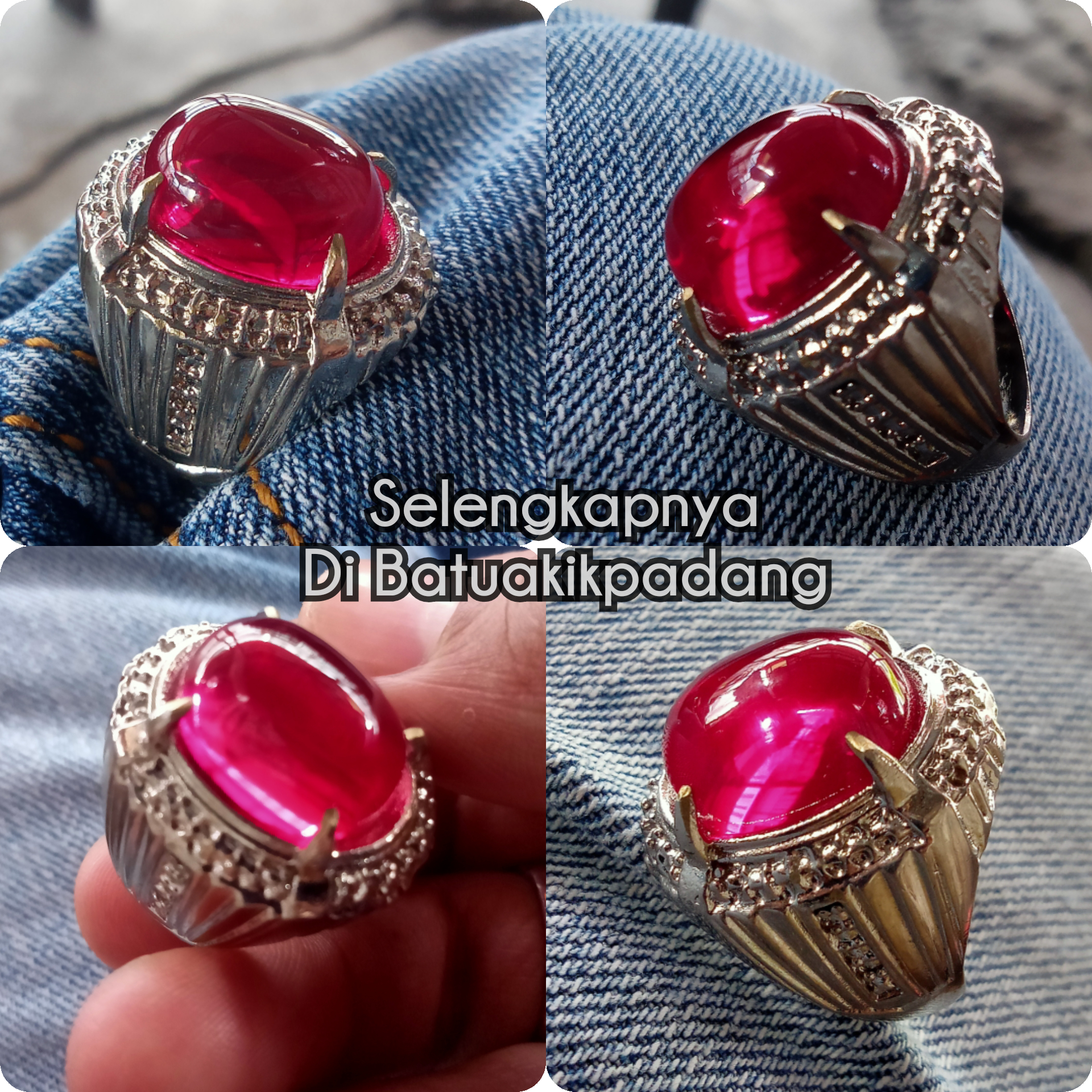 Merah Siam Code: APMS02 - Batu Akik Padang