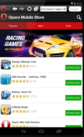 Opera Mini Fast Web Browser For Android - Live ZNC