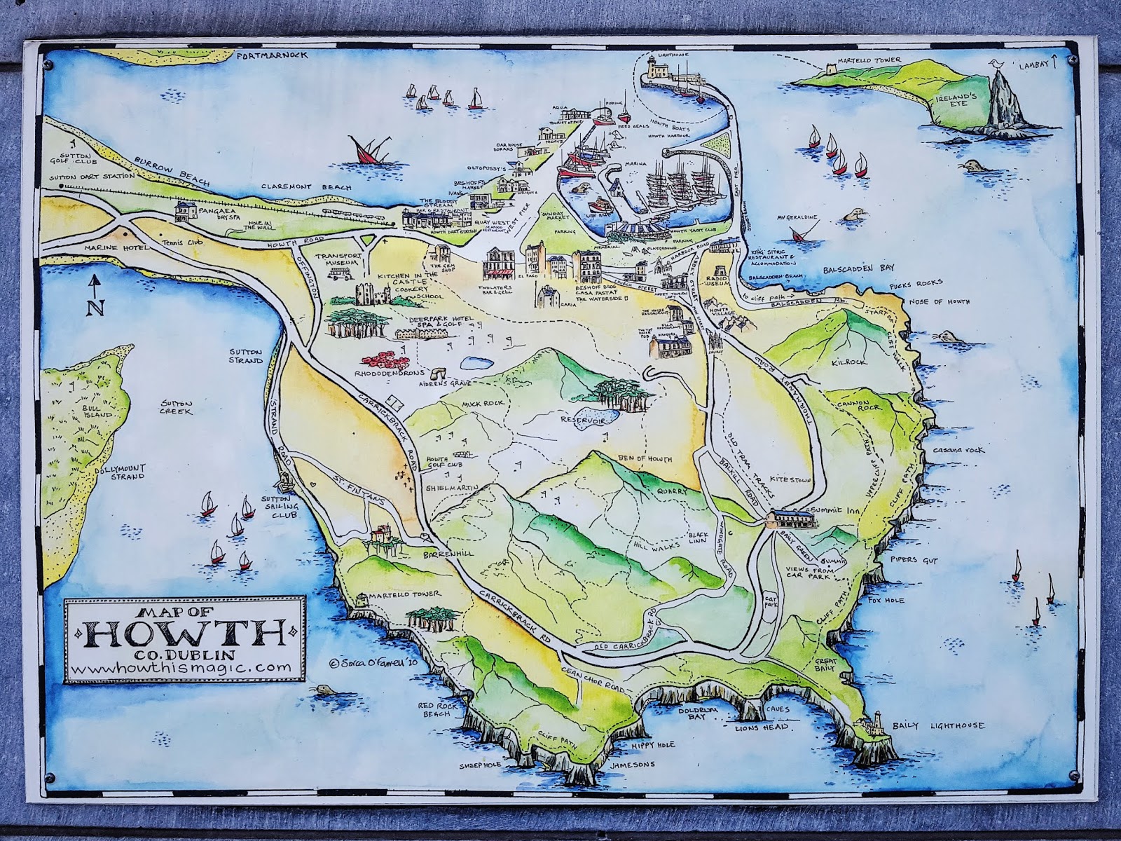 Z DUBLINA NA KLIFY - PÓŁWYSEP HOWTH