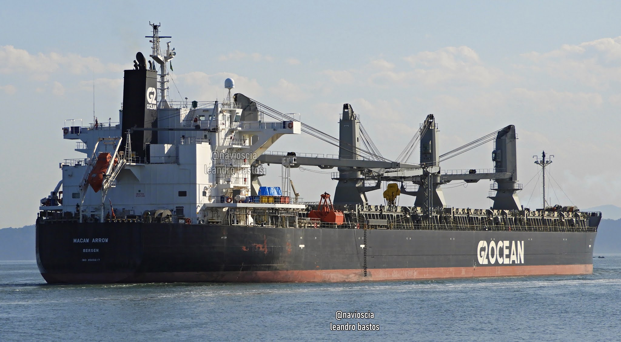 Navios de Santos & CIA: navio MACAW ARROW