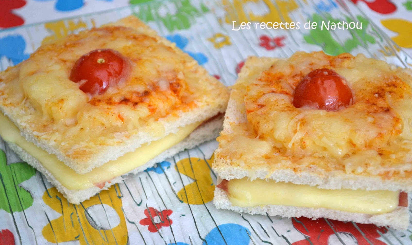 Ma cuisine au fil de mes idées...: Croques Hawaii