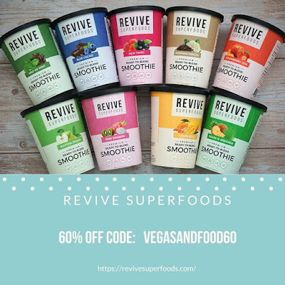 Revive superfoods smoothie delivery service - Vegas and Food