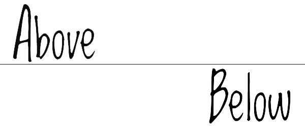 Above The Line vs Below The line