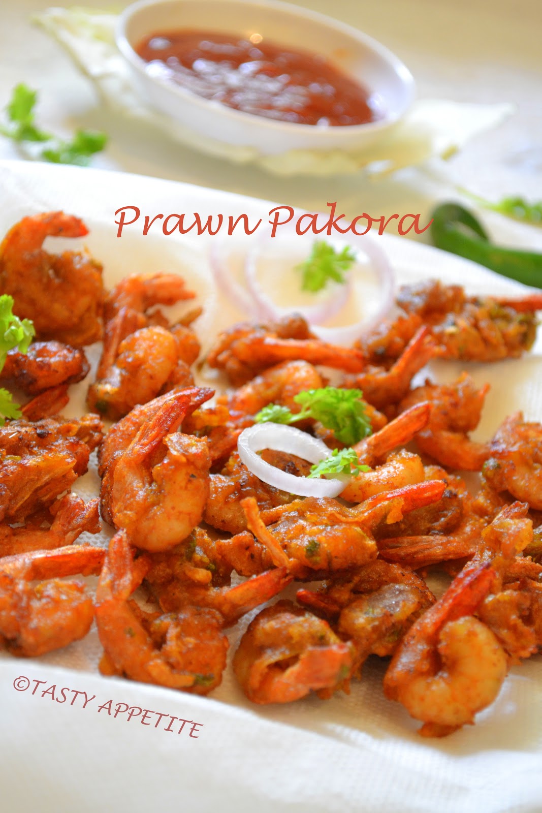 Spicy Prawn Pakora / How to make Prawn Pakora / Step-by-Step:
