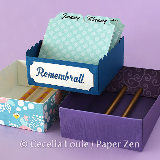 Welcome to Paper Zen ~ Cecelia Louie: DIY Memorydex Box (no chipboard ...