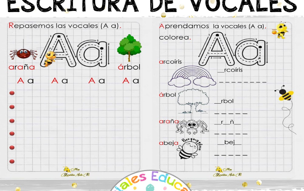 Practicamos las Vocales | Materiales Educativos para Maestras