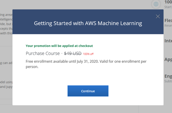 Cloud Enthusiast? Free Promotions from Coursera on selected courses.
