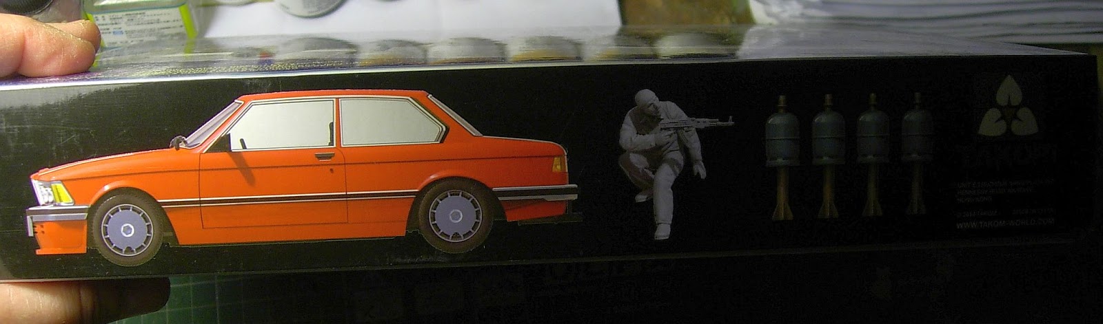 The Mad Hamster's Modelling: Inbox - Takom - German Civilian Car w/Gas Rockets - skala 1/35