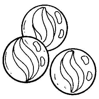 Sekitar Kawasan Sekolah: Gambar Outline_Benda_Permainan