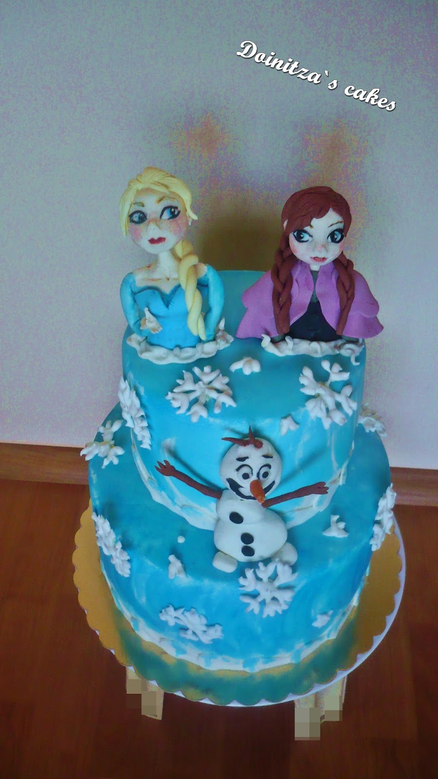 Tort cu Elsa , Ana si Olaf | Doinitza`s cakes
