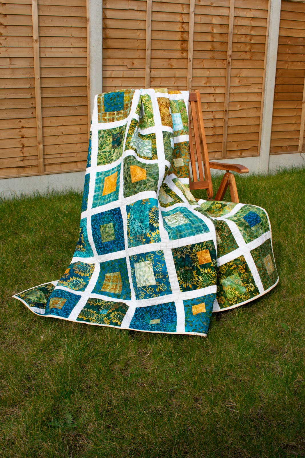 Quilt Art by Lena Pugachova: Floating Squares