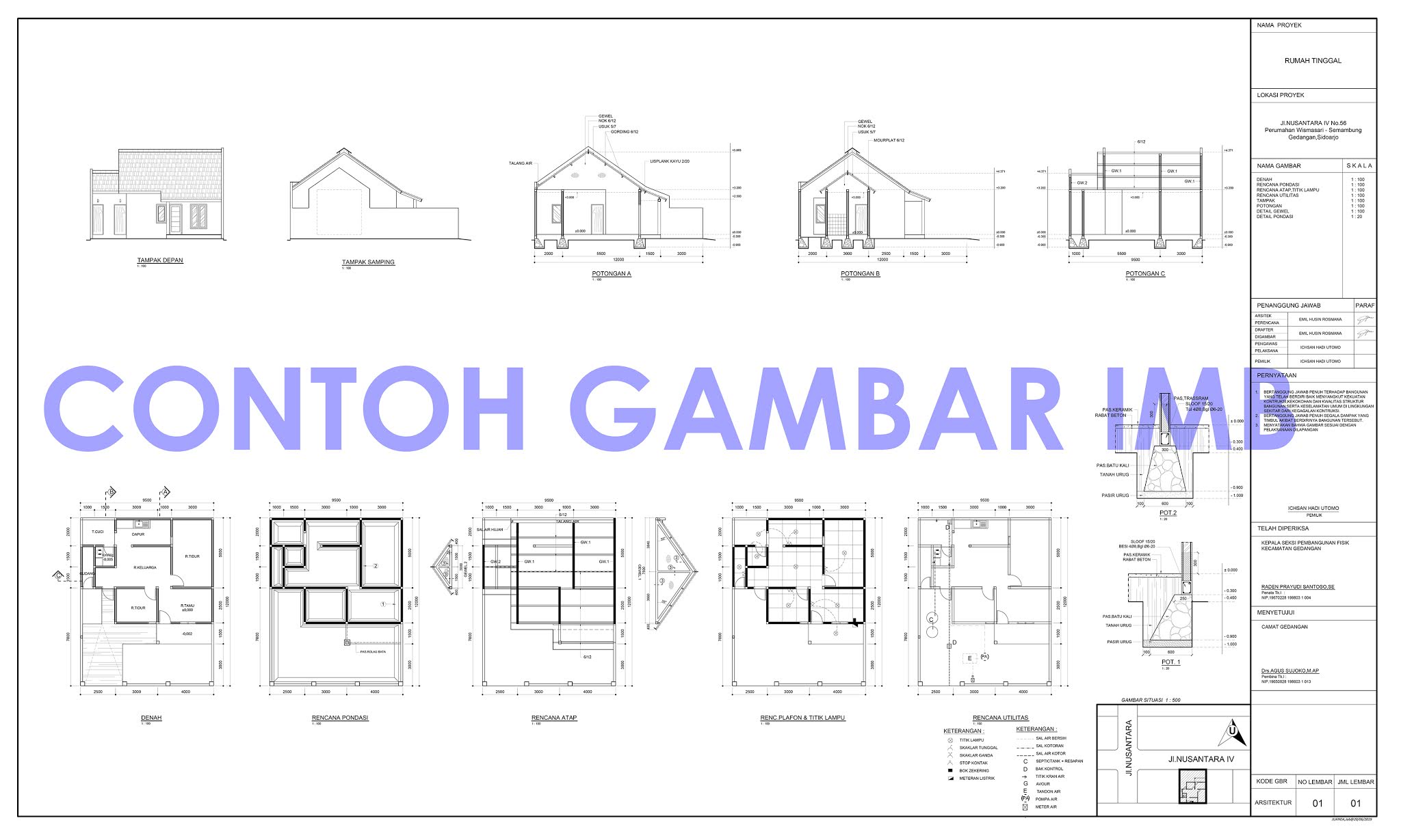 Jasa gambar IMB di Pasuruan dan Probolinggo