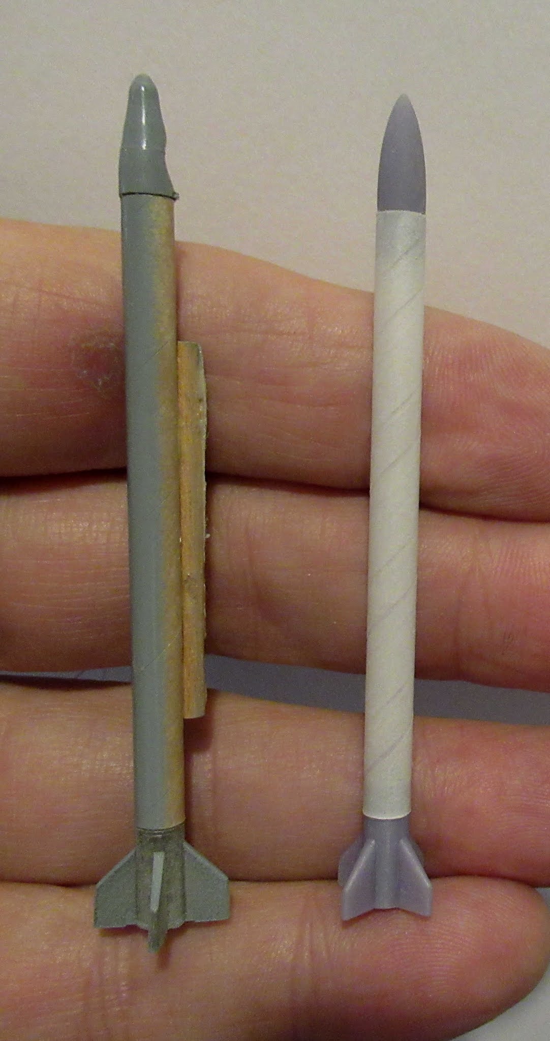 Model Rocket Building: New Missiles for Odd'l Rockets Jet Kits!