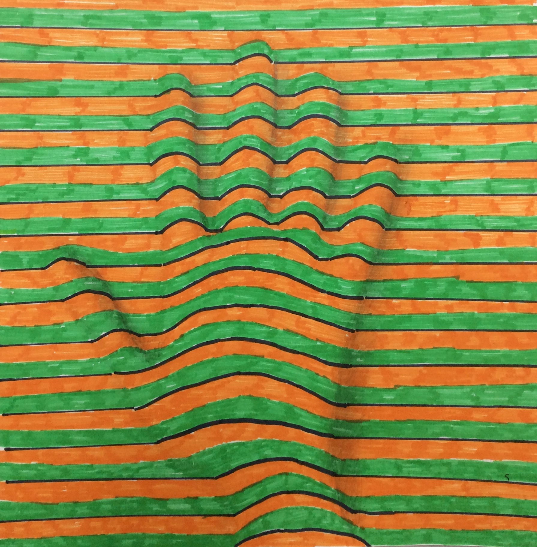 3d Hand Line Drawing