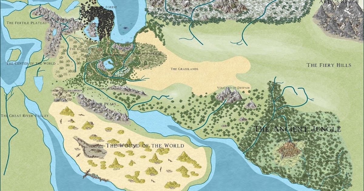 West Marches Original Dungeons and Dragons - World Map and Setting