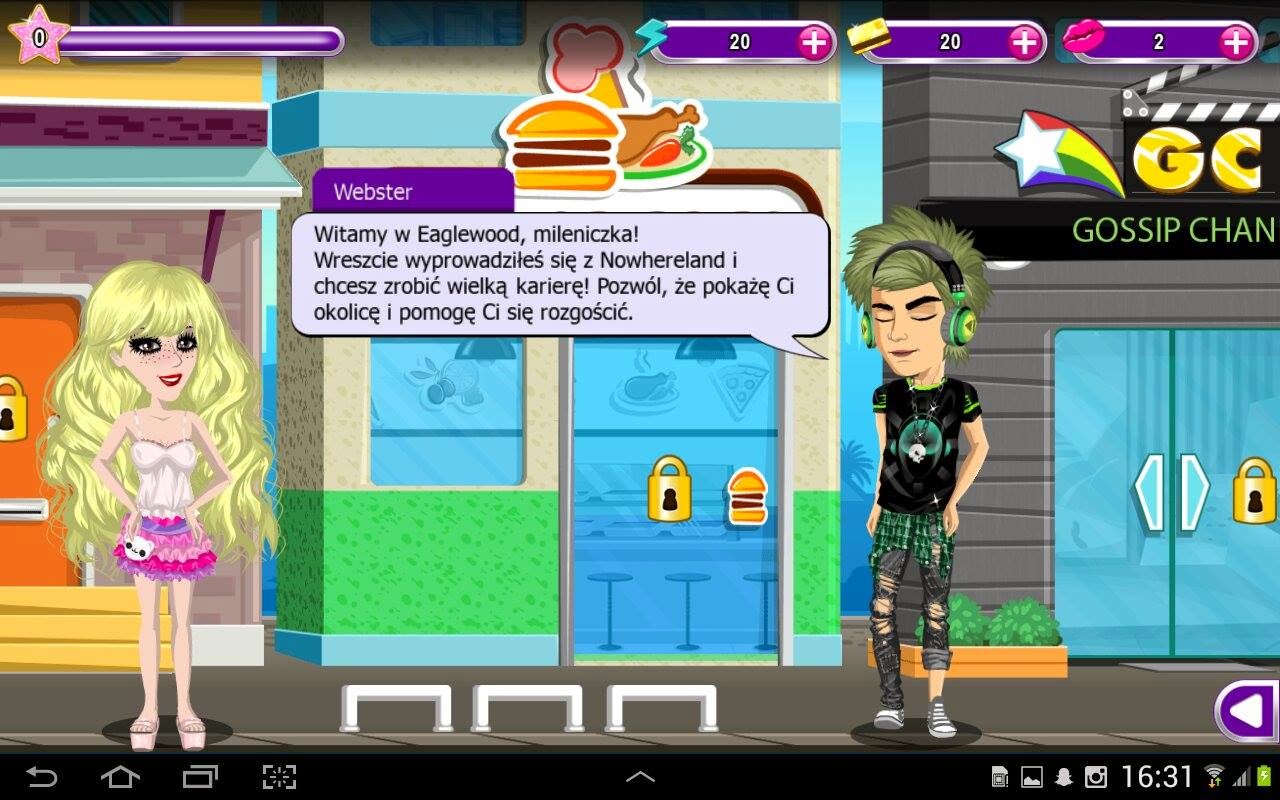 Fame city - aplikacja na tablety i telefony komórkowe