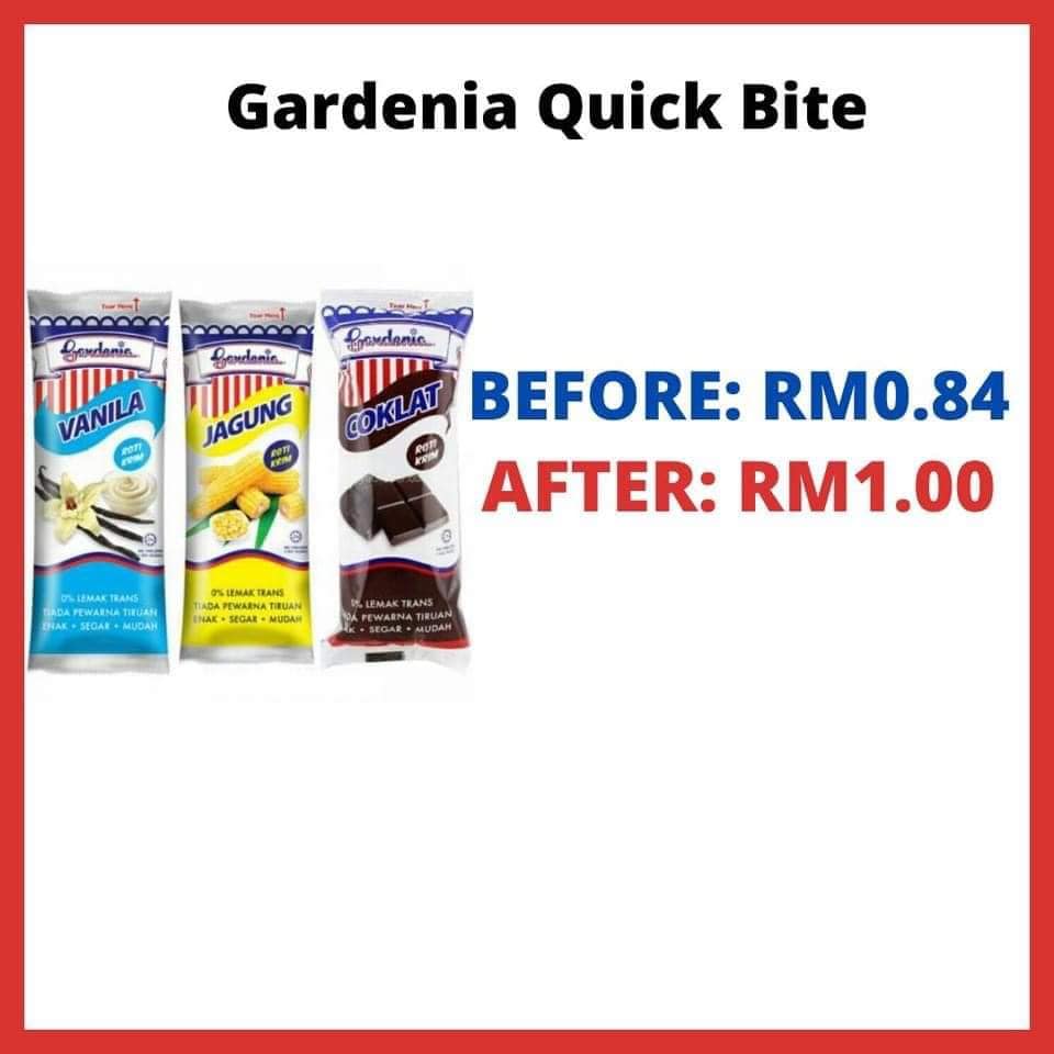 Roti Gardenia Naik Harga Mulai 1 Disember 2021