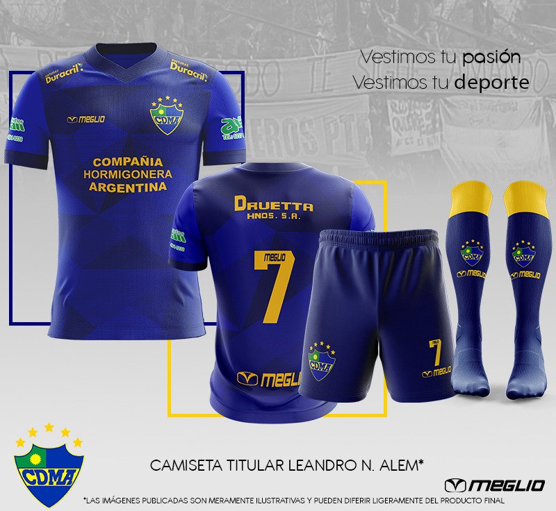 Meglio Sport lança as novas camisas do Leandro Alem - Show de Camisas