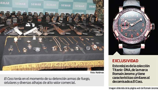 Las joyas lujosas de "El Coss" líder del cártel del Golfo - Toluca ...