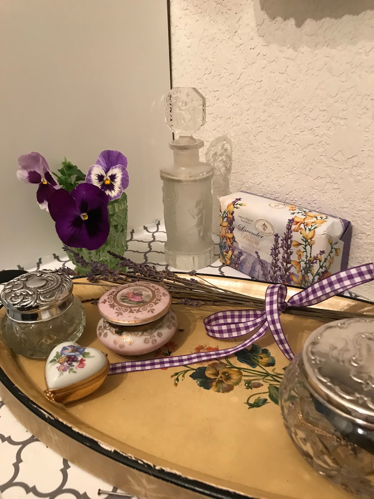 Let's Add Sprinkles: Semi Annual Closet Switch/ Pansy Decor