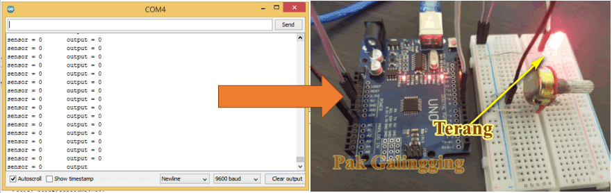 Project Arduino Analoginput Potensiometer Mengatur Kecepatan Blink 📘 Bintan News