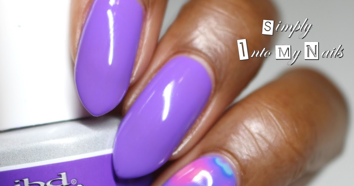Lava Nail Gel Polish Manicure Featuring IBD Heedless To Say | Simply ...