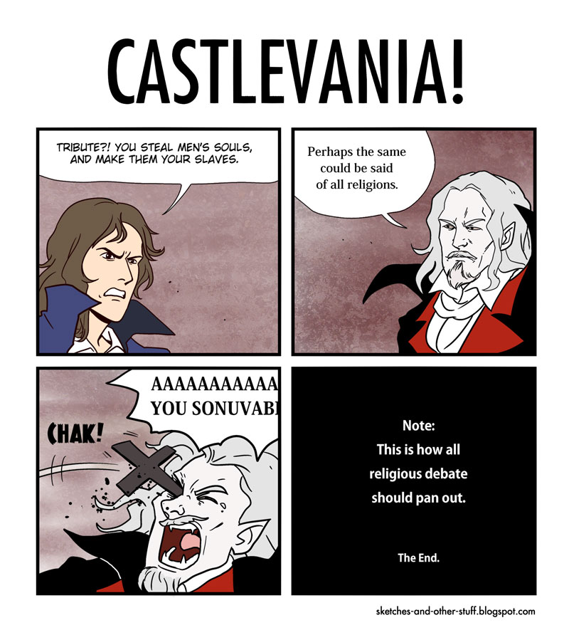 Castlevania: A respectful debate ~ Sketches and other stuff