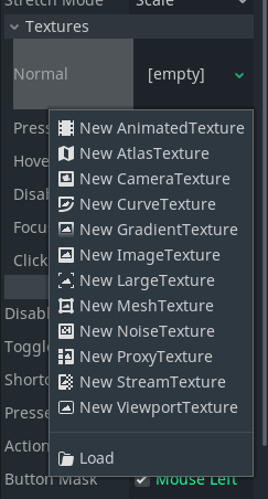 [Godot engine] How to set the AnimatedTexture to the TextureButton node