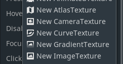 [Godot engine] How to set the AnimatedTexture to the TextureButton node