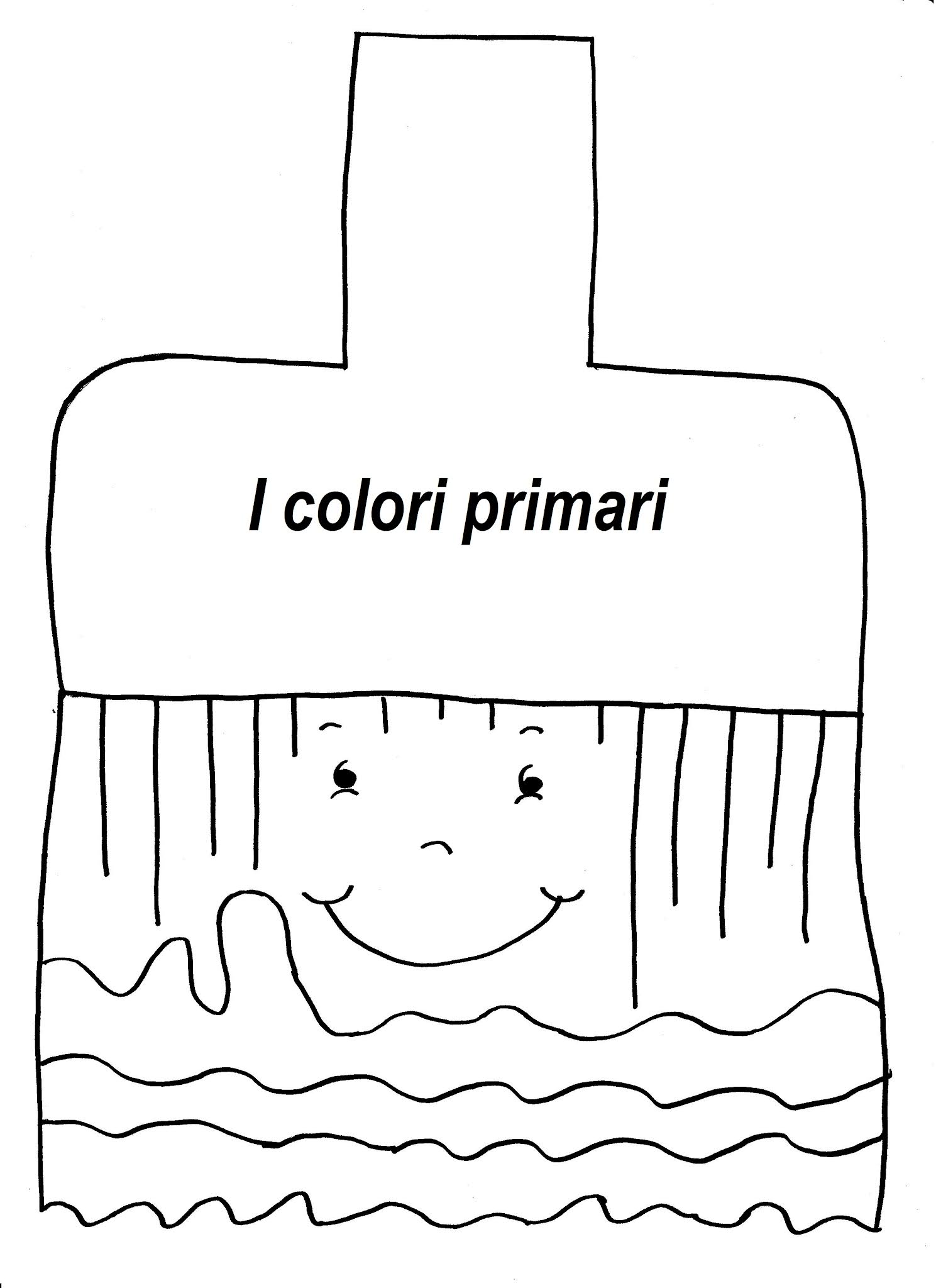 La sezione della maestra Rosalba : Libricino sui colori primari