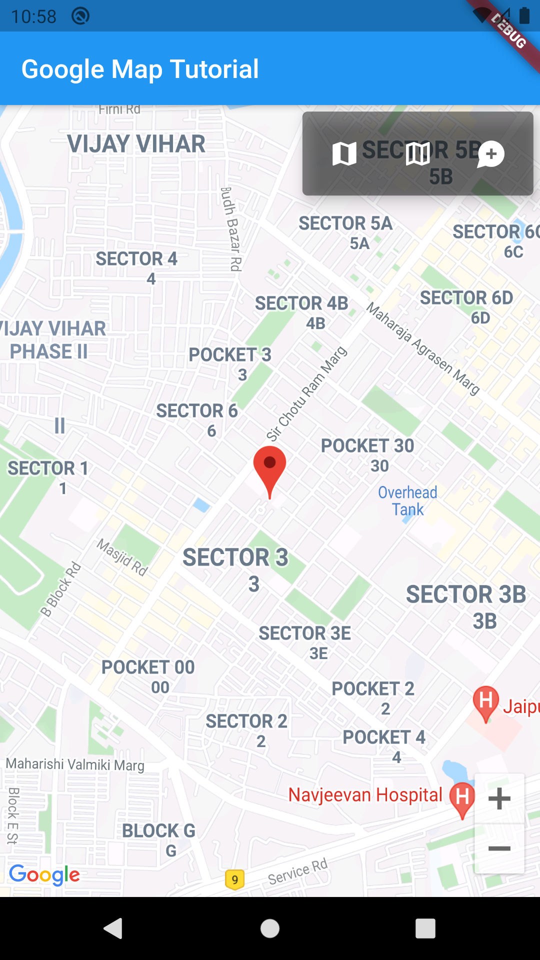 D.Tech Academic: Google Map Integration in Flutter
