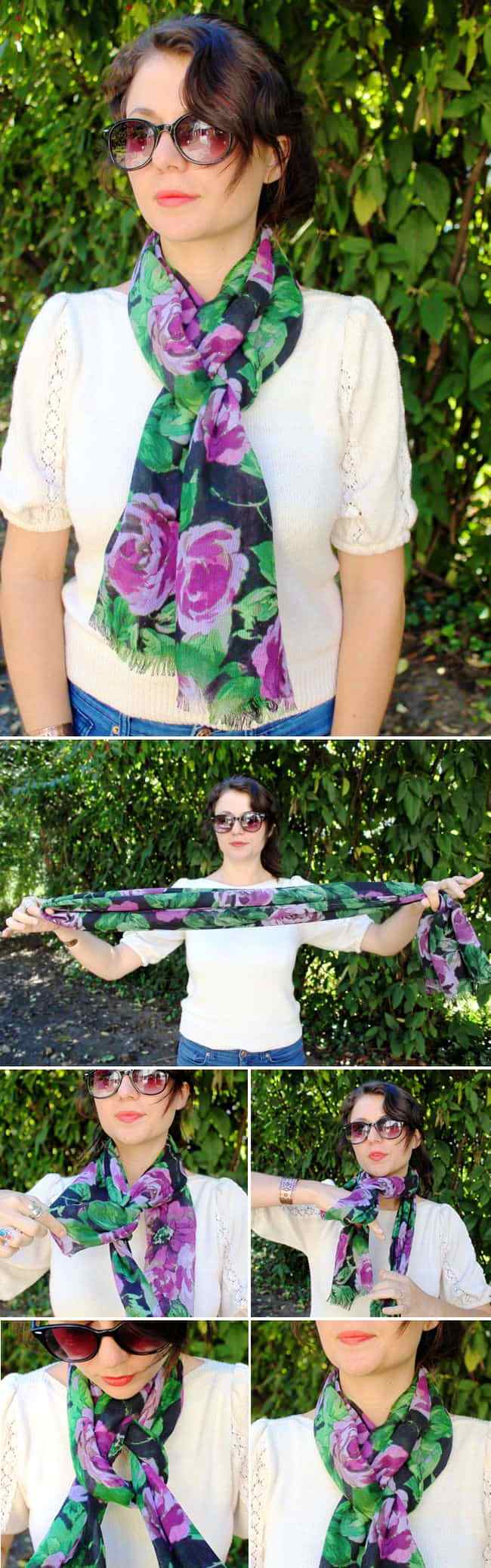 lila365idees: ΤΡΥΚ ΓΙΑ ΝΑ ΔΕΣΕΤΕ ΜΕΤΑΞΩΤΑ ΦΟΥΛΑΡΙΑ (TRICK TO TIE SILK ...