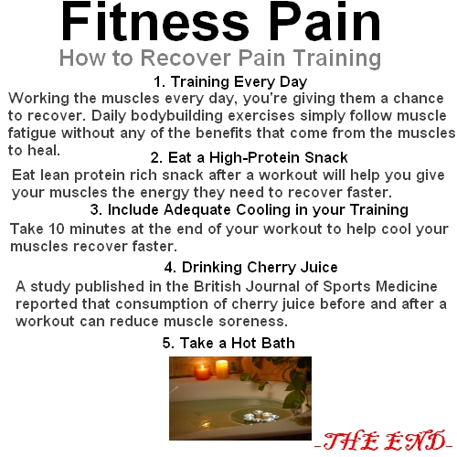 FOR BETTER LIFE: Fitness Pain - How to Recover Pain Training?