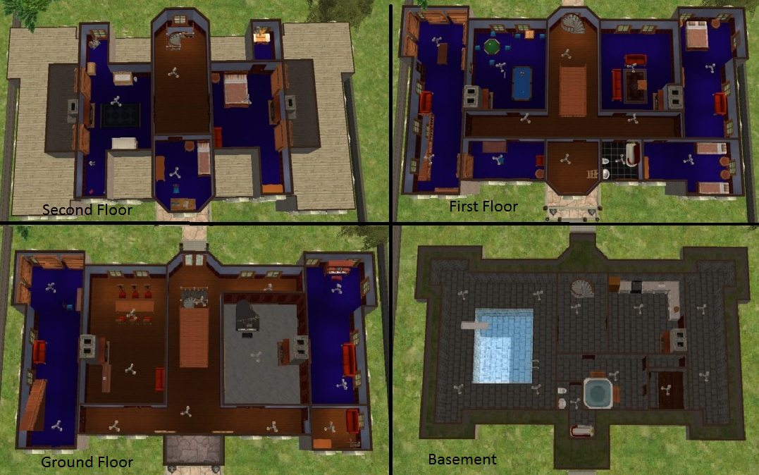 Decat's Sims 2 Creations: Grimstone Manor