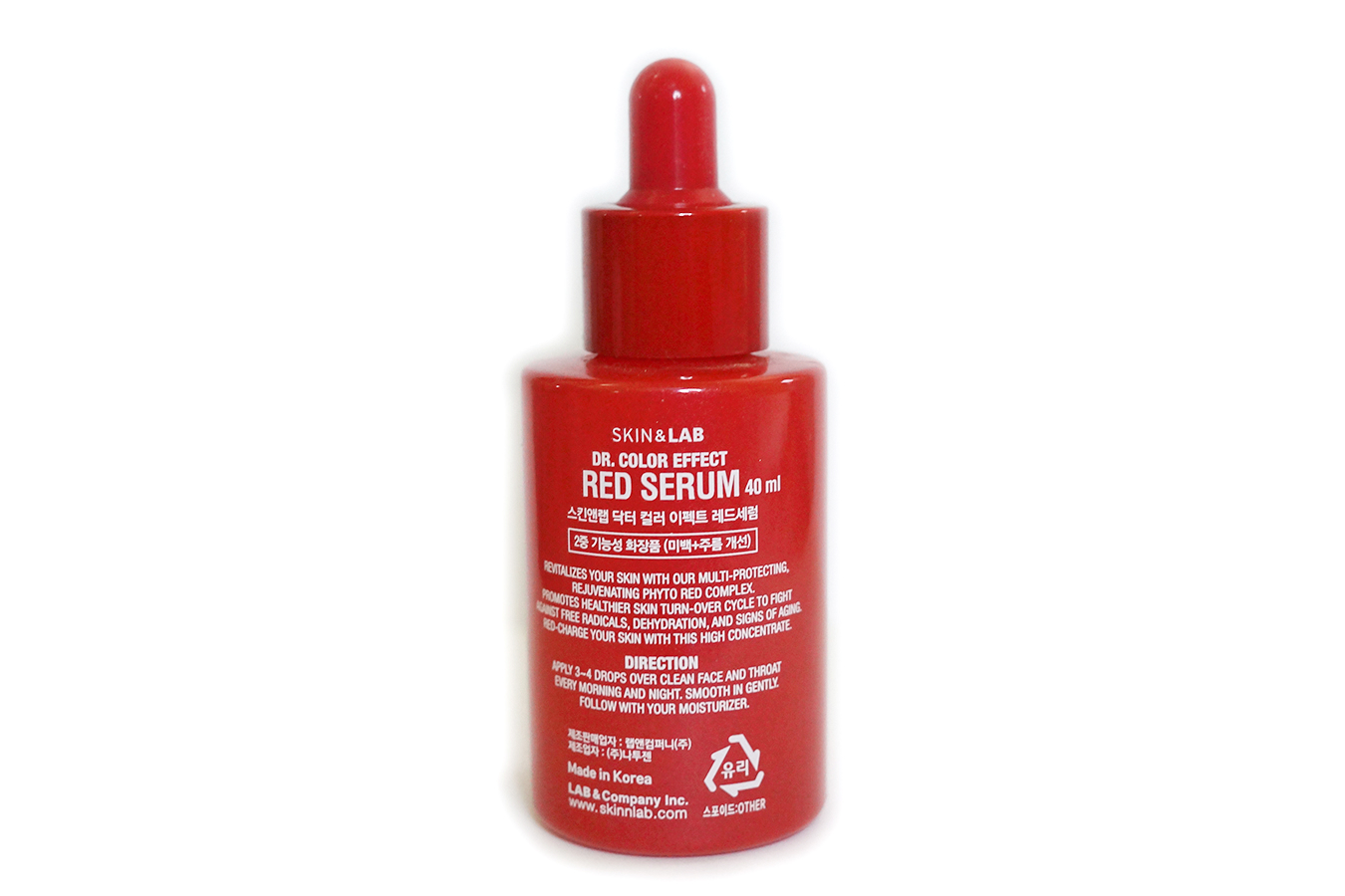 SKIN&LAB Dr. Color Effect Red Serum | Review - Jello Beans