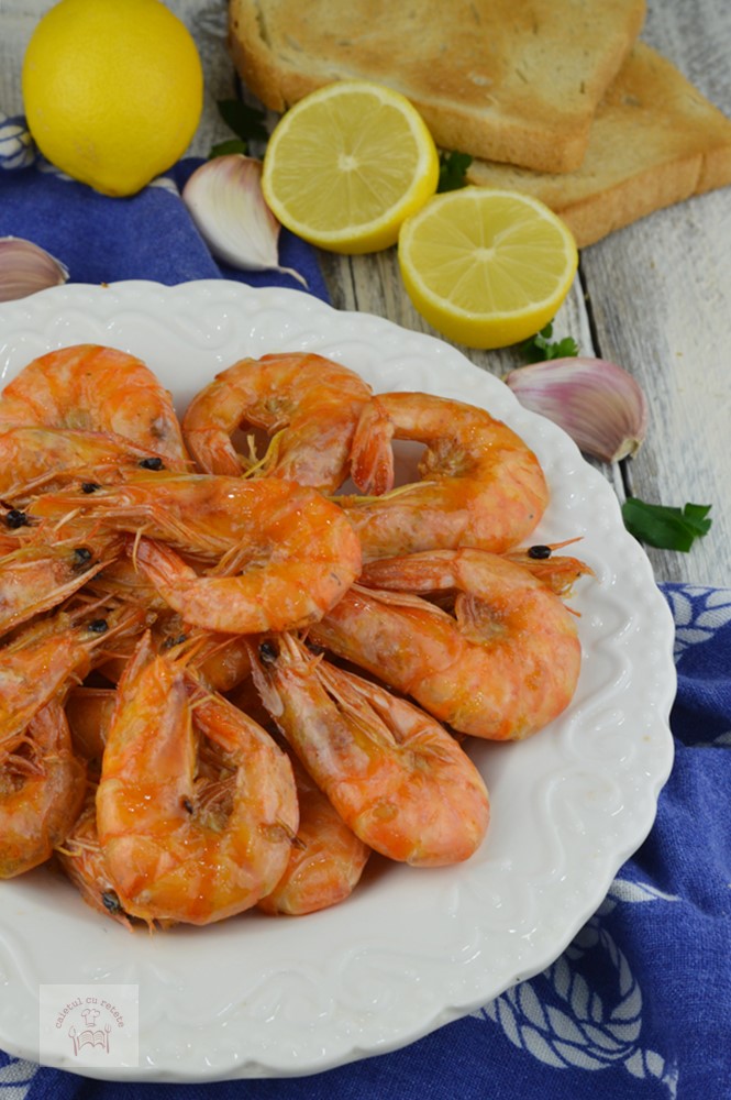 Creveti in sos de vin - CAIETUL CU RETETE