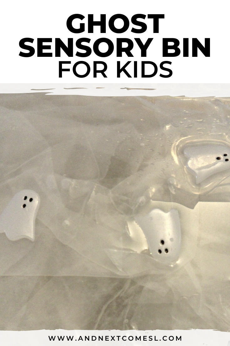 Ghost Themed Halloween Sensory Bin | And Next Comes L - Hyperlexia ...