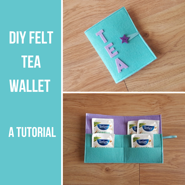 DIY Felt Tea Wallet |Keeping it Real