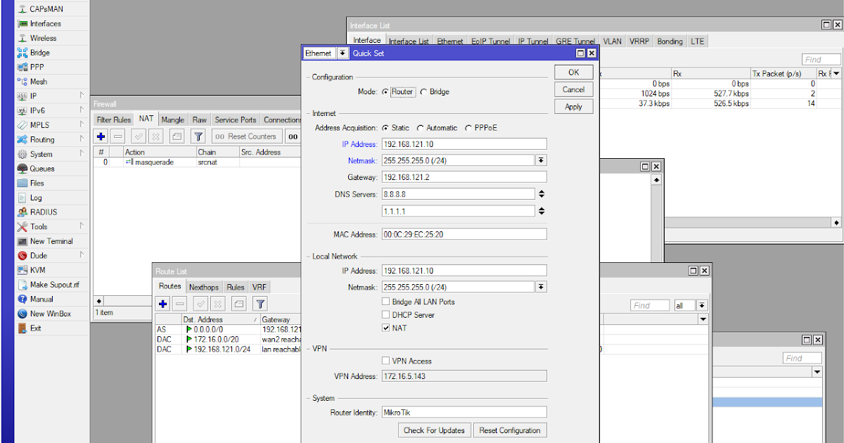Mikrotik Installation On Vmware Networkstip Networking Ccna Centos Ubuntu Sql