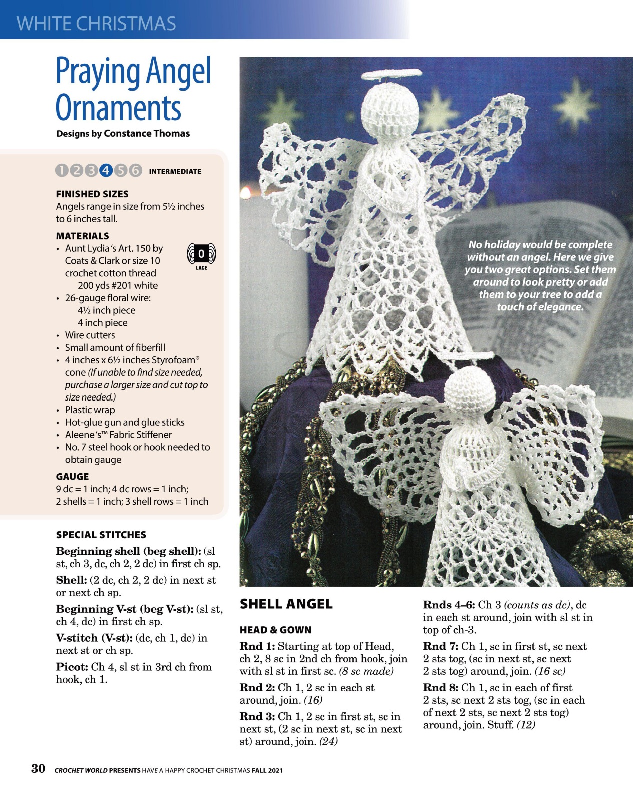 Angels Ornaments Crochet Tutorials - Free Crochet Patterns
