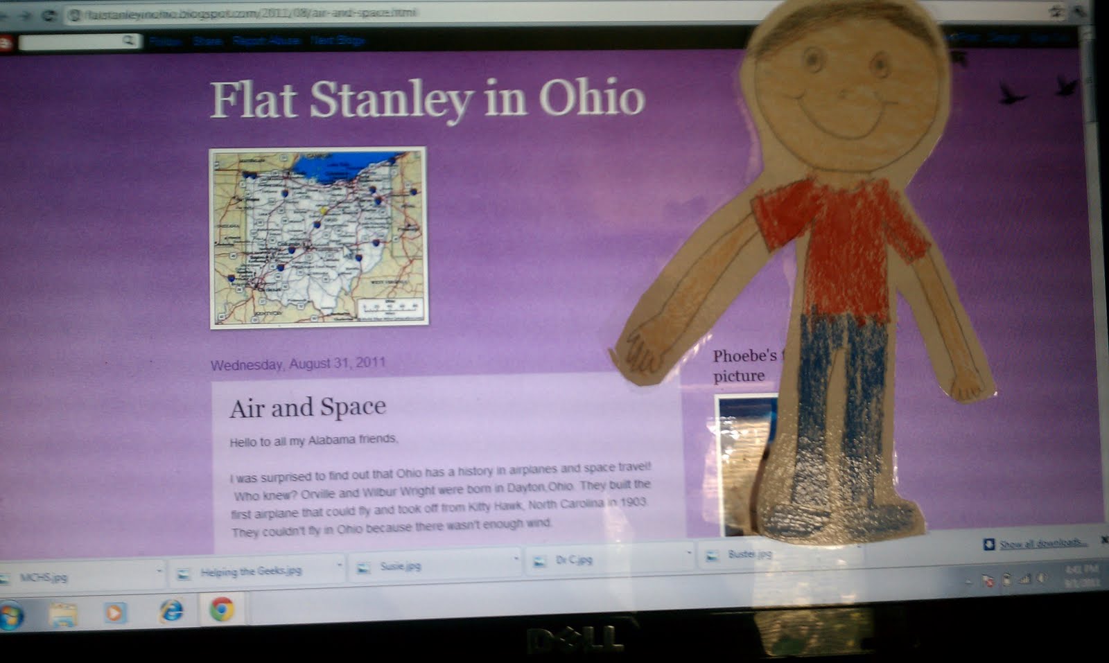 Flat Stanley in Ohio