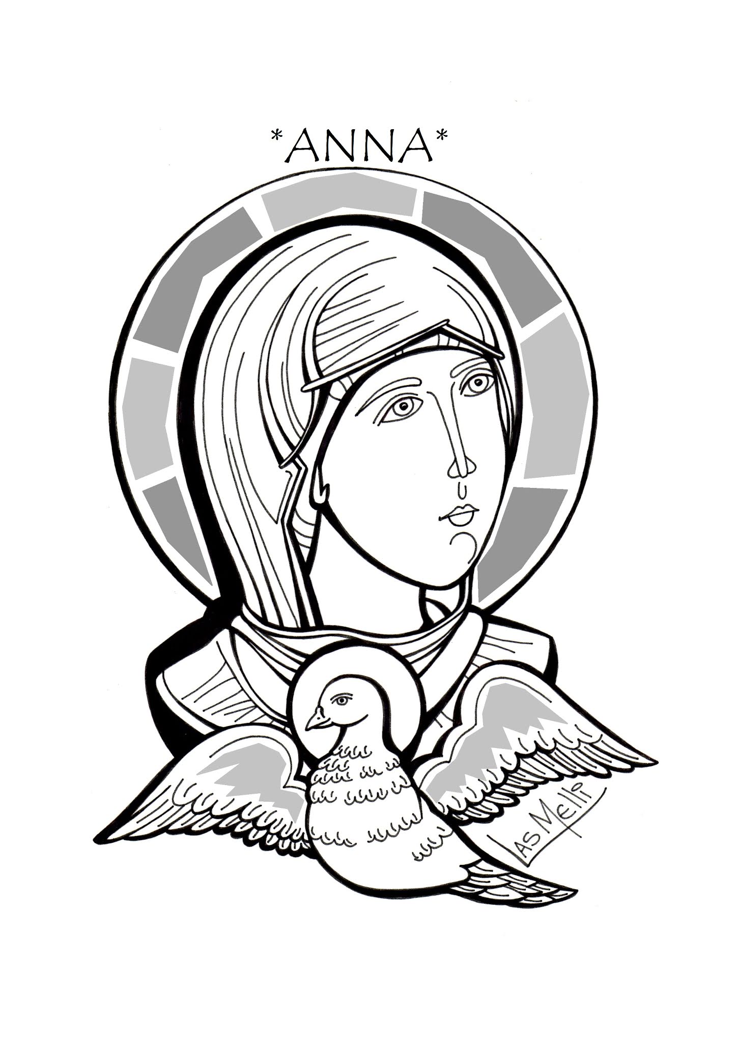 El Rincón de las Melli: ICONO: Santa Ana, madre de la Virgen María