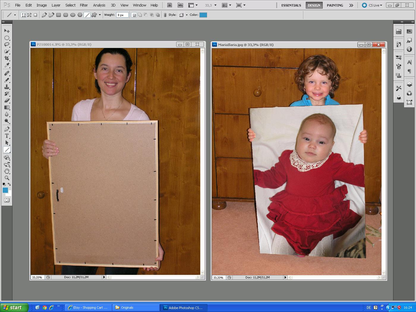 Blue Jeans Girl: Family picture (My 1st Photoshop project. Tutorial.)