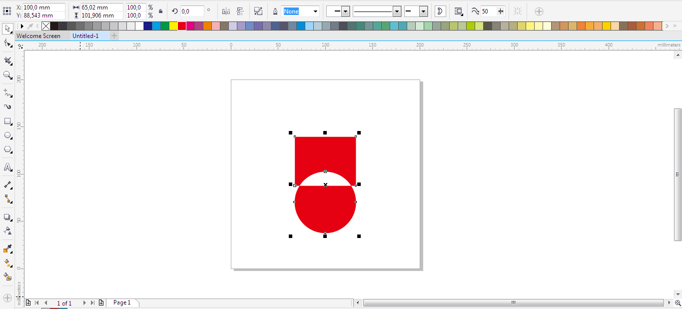 Belajar Corel Draw Dasar – Teknik Shaping dalam desain menggunakan ...
