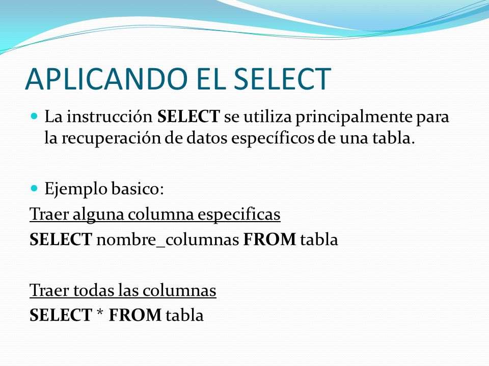 Significado De Los Comandos Dml Select Insert Update Delete En Sql Server