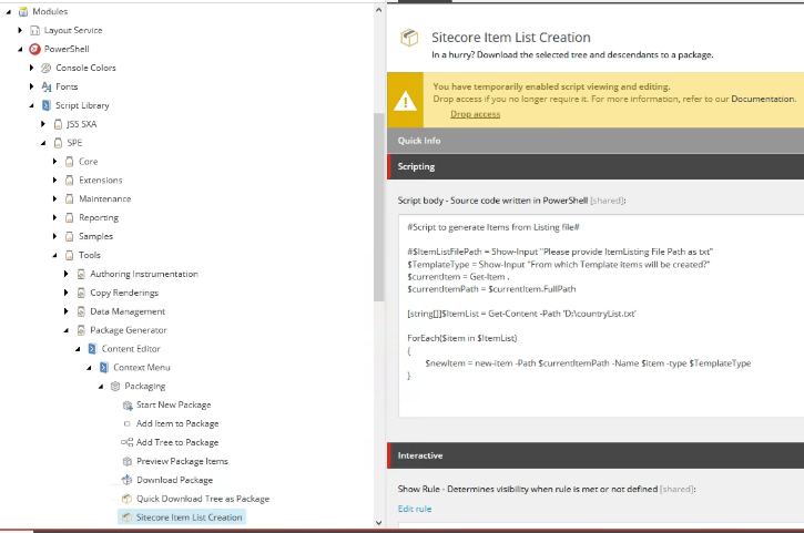 Explore Sitecore: Create Sitecore bulk items from list Explore Sitecore: Create Sitecore bulk items from list