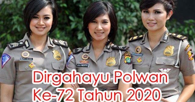 Tema Slogan Logo HUT Polwan RI ke 72 Tahun 2020 Terbaru - Masdinko.Com