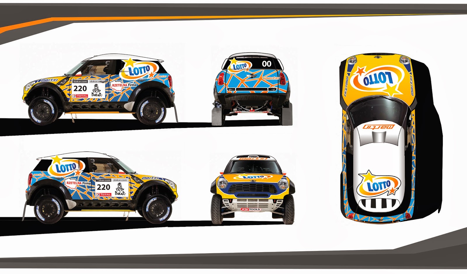 Car design, sketches and drawings.: Cover project of Dakar 2014 rally ...