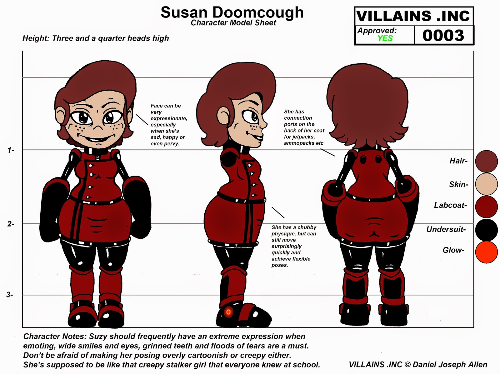 Daniel Joseph Allen/Green: FMP - Character Design: Model Sheets #2 ...