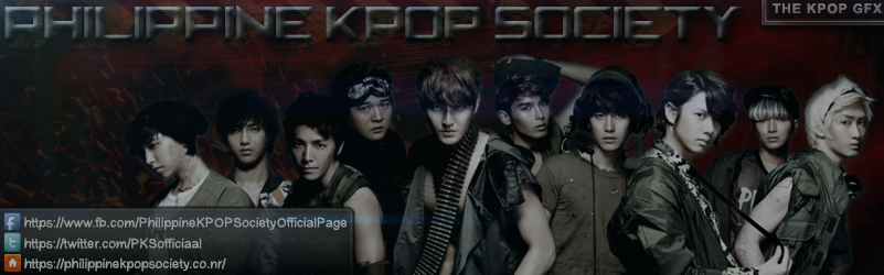 Super Junior Cover Photo For PKS - THE KPOP GFX